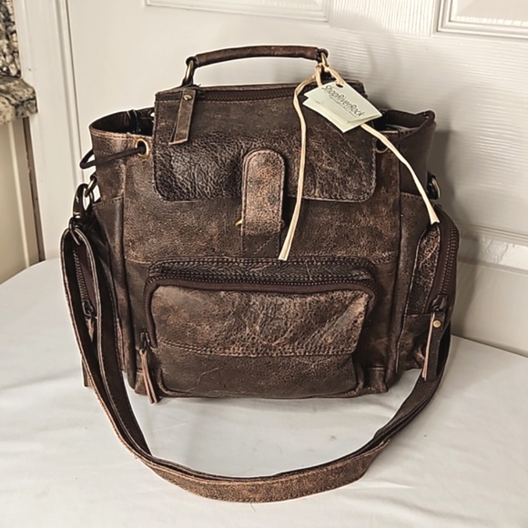 latico | Bags | Latico Dark Brown Leather Felix Convertible Bag ...